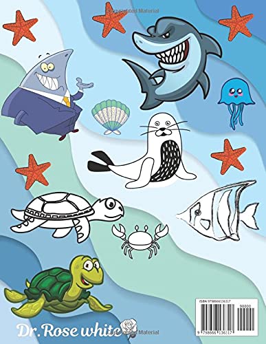 Snapklik.com : Sea World Coloring Book: Fun Coloring Sea Animals