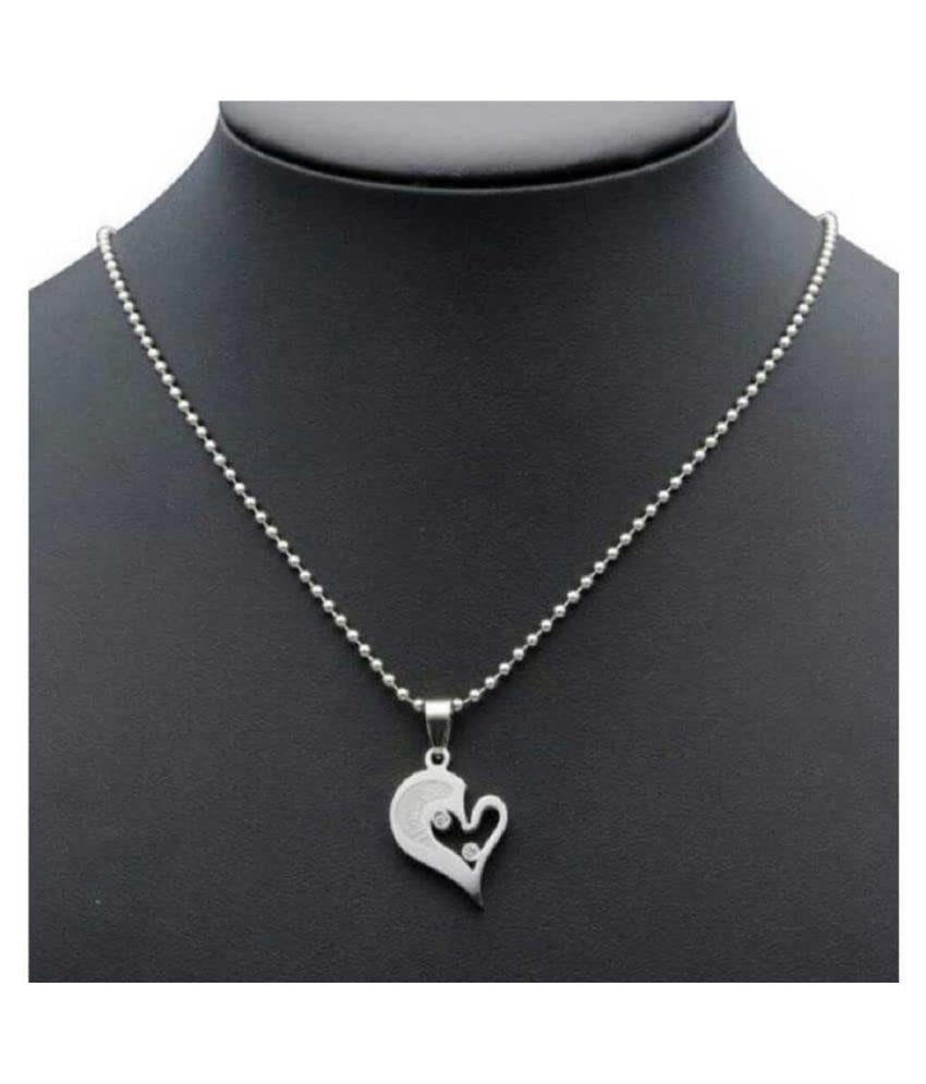 Buy MEENAZ Chain Pendant for Girls girlfriend boyfriend bf gf wife ...
