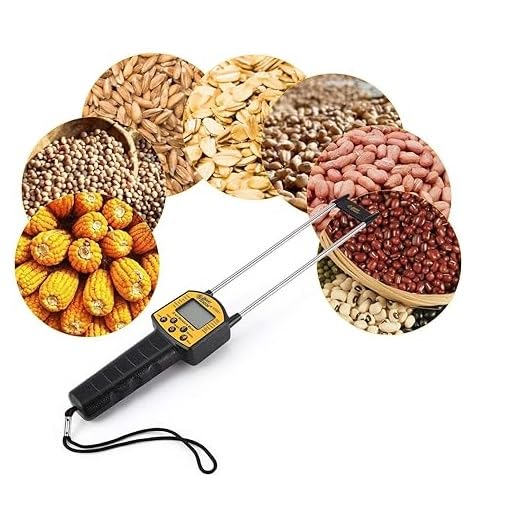 Real Instruments AR991 Digital Grain Moisture Meter Smart Sensor Use ...