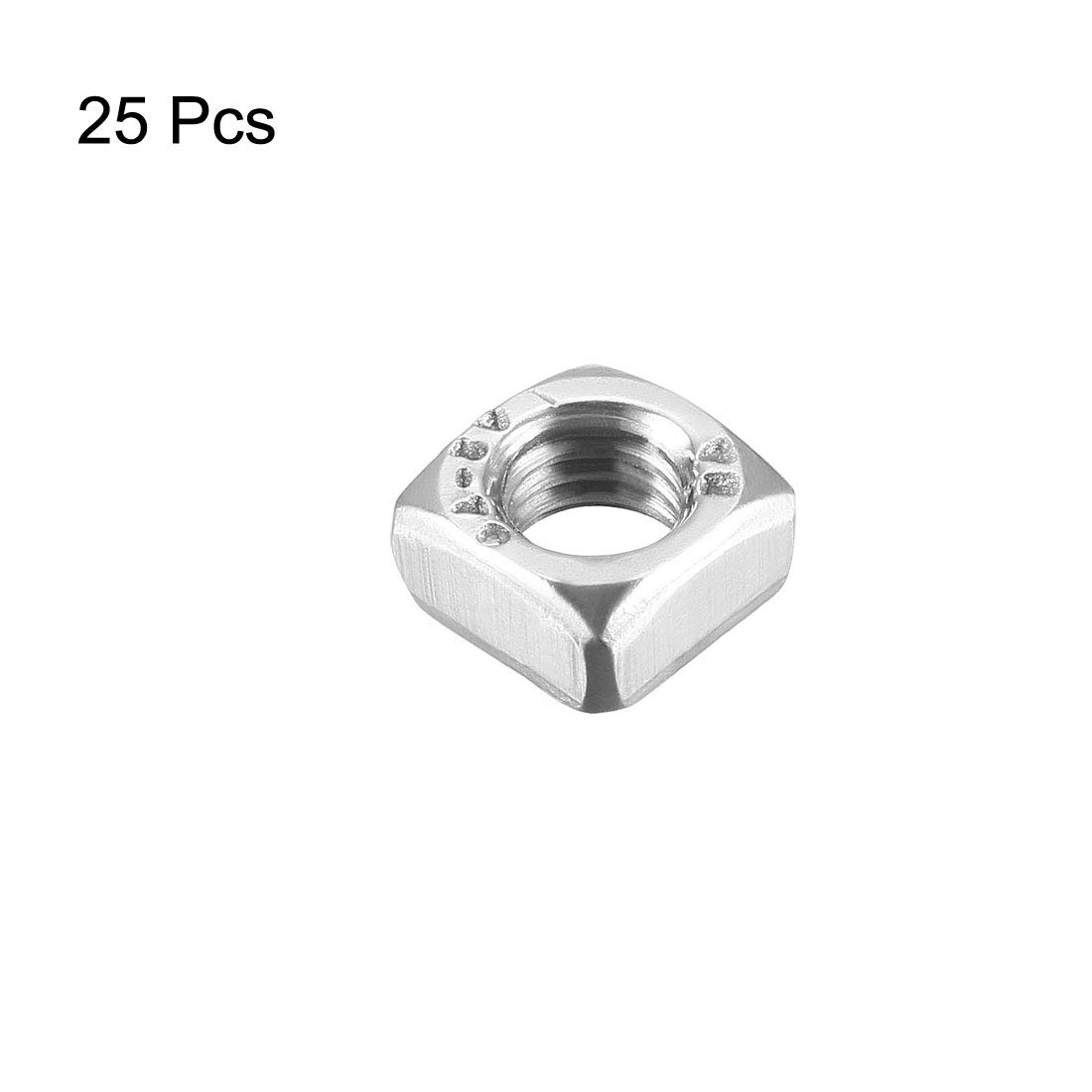 M3 Square Nut Swpeet 90Pcs 5 Sizes M3 M4 M5 M6 M8 Yellow Zinc Plated ...