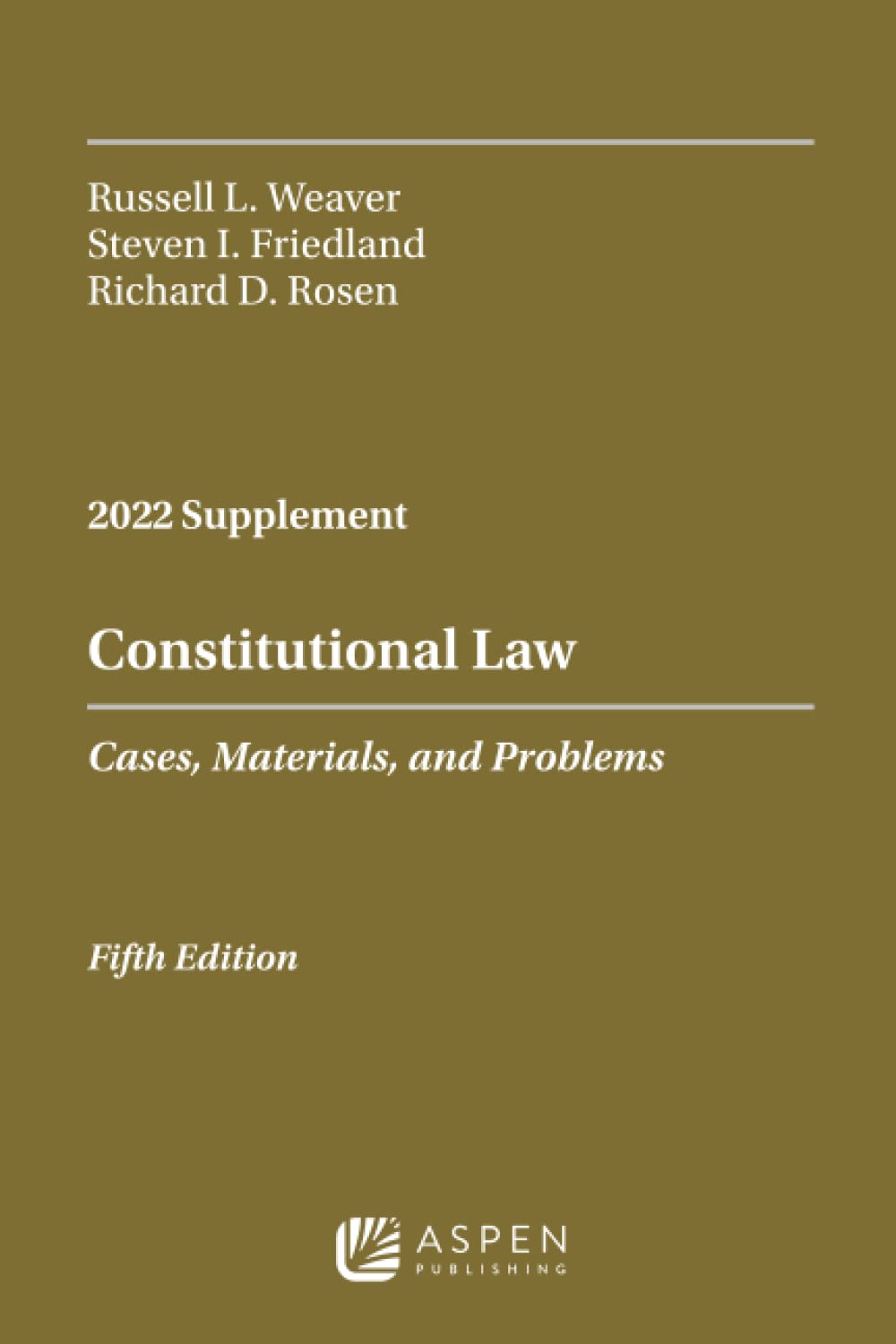 Amazon.com: Constitutional Law: Cases, Materials, and Problems, 2022 ...