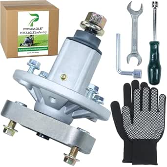 Amazon.com : POSEAGLE Pre-Greased GY20785 Spindle Assembly Replaces GY20050 for John Deere 14 ...