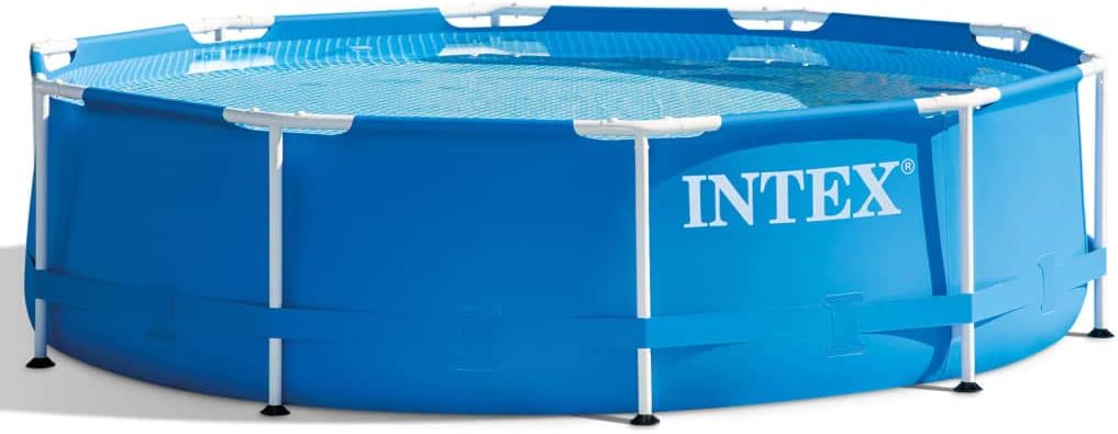 Summer Waves P3160842F 16 - Feet Outdoor Rectangular Metal Frame Above ...