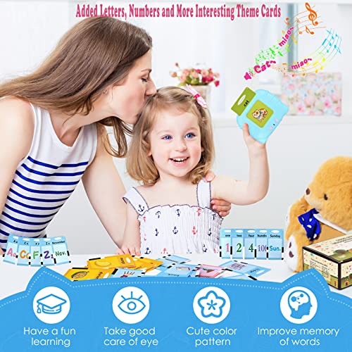 SUMHEN Talking Flash Cards,384 Sight Words Number and Alphabet Talking ...