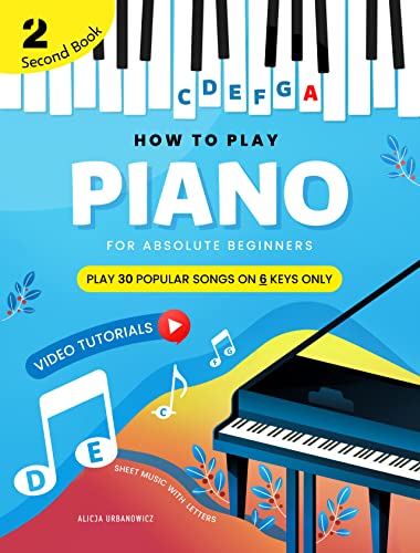 How To Play Piano for Absolute Beginners: Easy Sheet Music with Letters ...