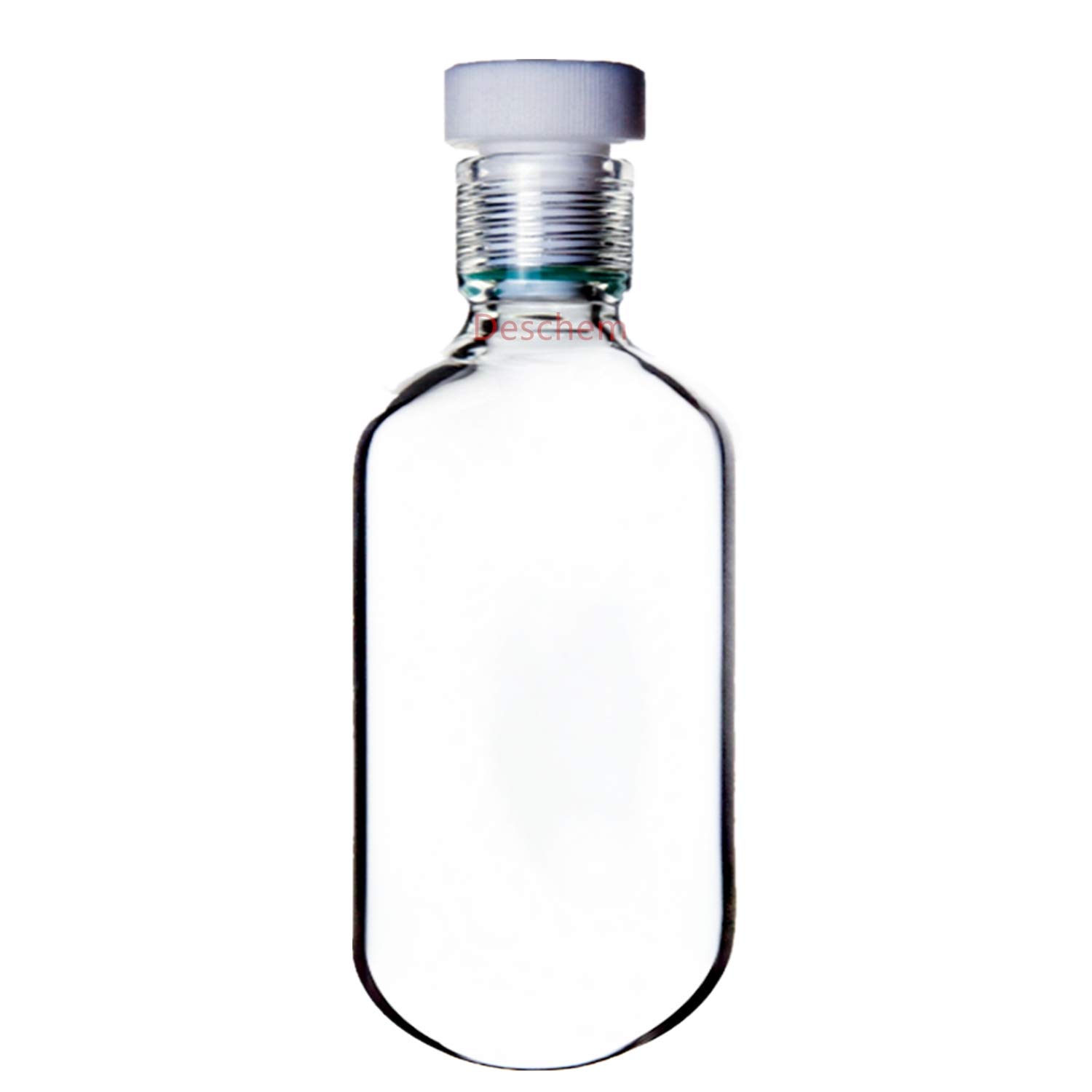 Deschem 400ml Glass High Pressure Bottle,75X205 Lab Heavy Wall Vessel ...