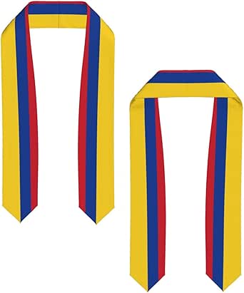Amazon.com: Generic Colombia Colombian Flag Graduation Sash 2024 ...