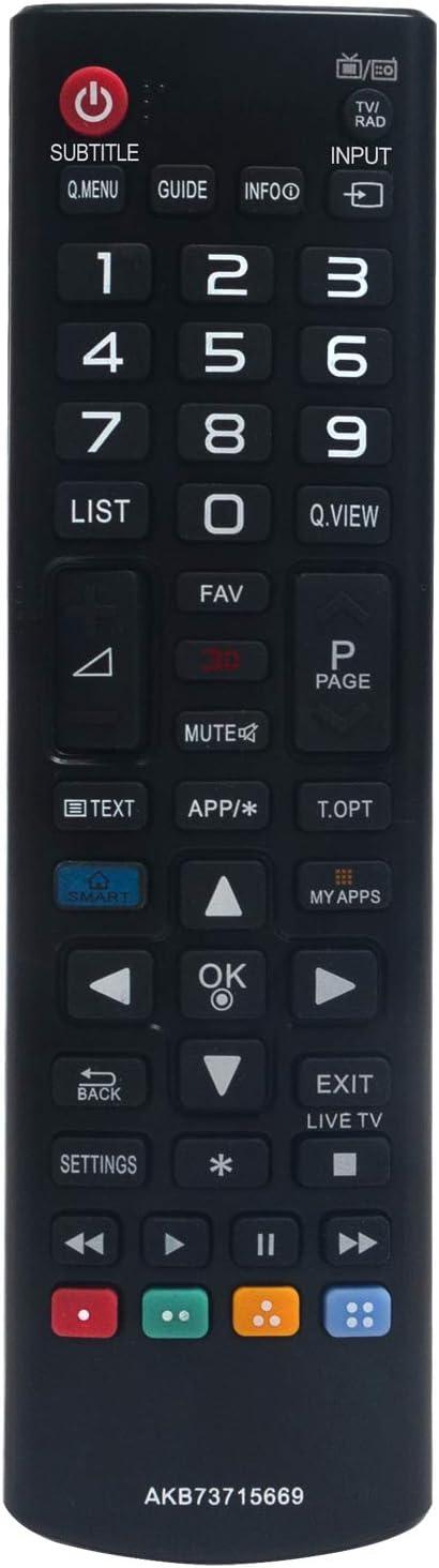 ALLIMITY AKB73715669 Télécommande Remplacer pour LG LED LCD TV 32LB570U ...