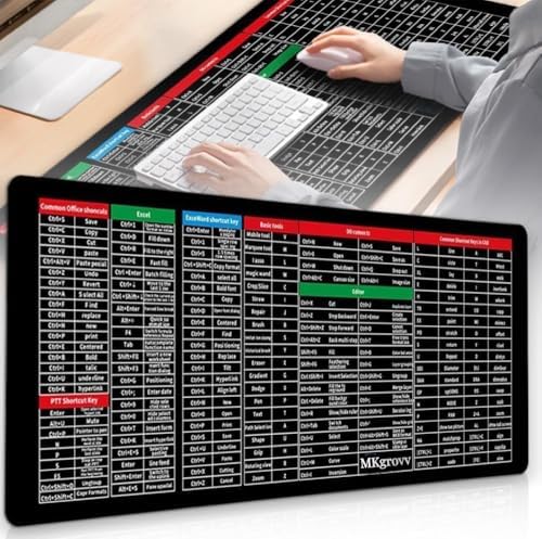 2 in 1 Big Size-Excellent Anti Slip Keyboard pad Office Excel Microsoft ...