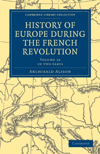 Amazon.com: History of Europe during the French Revolution 2 Part Set ...