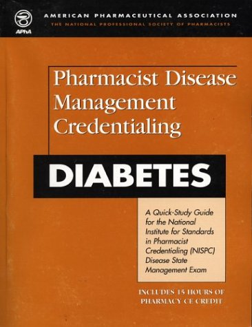 Amazon | Pharmacist Disease Management Credentialing: Diabetes | Apha ...