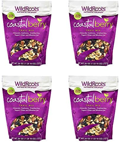 Amazon.com: Wild Roots 100% Natural Trail Mix Coastal Berry Blend ...