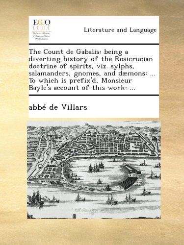 Amazon | The Count de Gabalis: being a diverting history of the ...