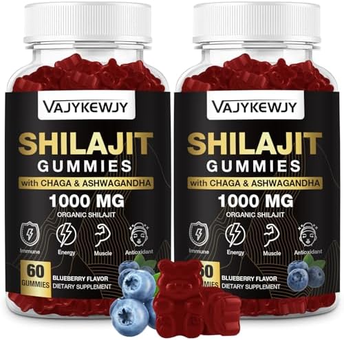 Amazon.com: PakShilajit Pure Sundried Himalayan Shilajit Gummies for Men & Women | Organic ...