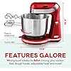 Amazon.com: DASH Stand Mixer (Electric Mixer for Everyday Use): 6 Speed ...