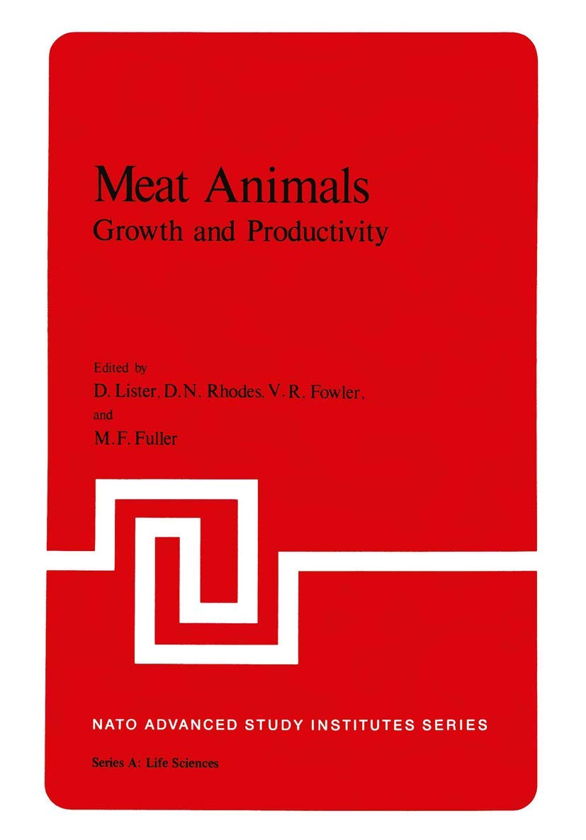 Amazon.com: Meat Animals: Growth and Productivity (NATO Science Series ...
