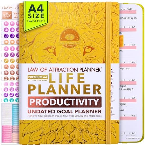 Amazon.com : Life Planner - Undated Deluxe Weekly and Monthly Planner ...