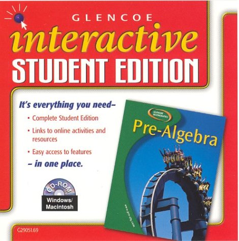 Glencoe Pre-Algebra Interactive Student Edition 2003: McGraw-Hill ...
