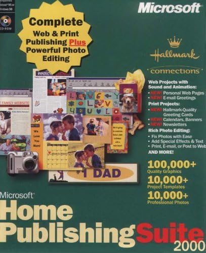 Microsoft Home Publishing 2000 Suite : Amazon.co.uk: Software