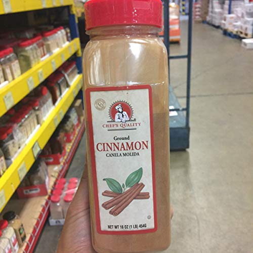 Amazon.com : Chefs Quality Ground Cinnamon 16 Ounce : Cinnamon Spices ...