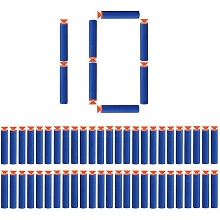 Nerf Official 30 Dart Elite Refill Pack for N-Strike Elite AccuStrike ...