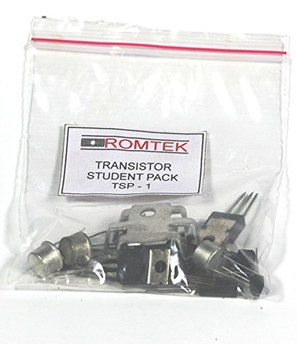 ROMTEK Students Pack of 3 PNP, 4 NPN, 1 JFSET 2 MOSFET 1 SCR ...