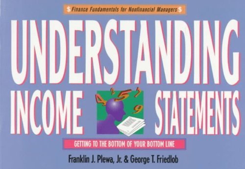 Understanding Income Statements: 9780471103844: Economics Books ...