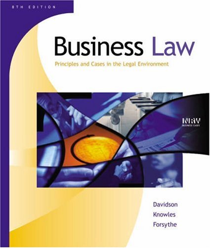 Amazon.com: Business Law: Principles and Cases in the Legal Environment ...