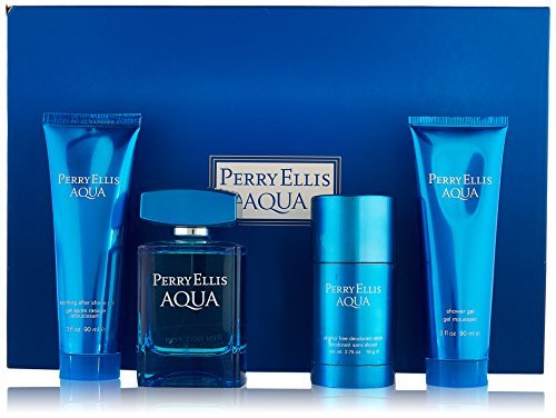 Perry Ellis Aqua Perry Ellis Men Gift Set (Eau de Toilette, After Shave ...