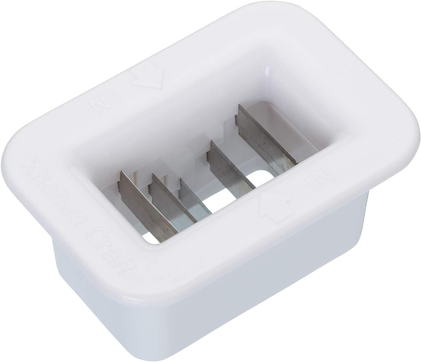 KitchenCraft Runner Bean Slicer, Plastic / Stainless Steel Easy-to-Use ...