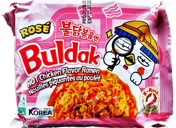 Samyang Rose Buldak Hot Chicken Flavor Ramen Nouilles Piquantes Au ...