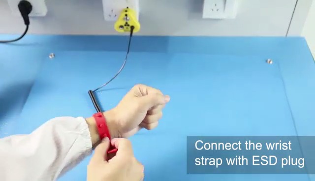 Watch How to Connect ESD Wrist Strap and Grounding Plug on Amazon Live