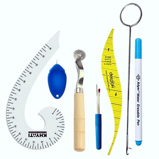 S S Mart 7 Basic Tailoring Kit | Loop Turner, Seam Ripper, Threader ...