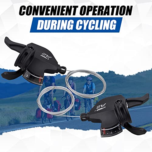 Snapklik.com : Bike Shifter Lever 21 Speeds 3x7 Thumb Gear Shift Lever ...