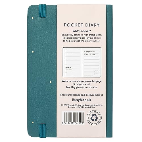 Busy B Pocket Diary January to December 2024 – Pine – Week to View ...