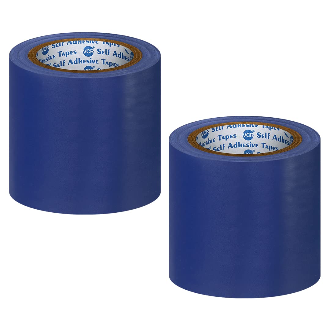 VCR Blue Floor Marking Tape - 18 Meters in Length 120mm / 05" Width - 2 ...