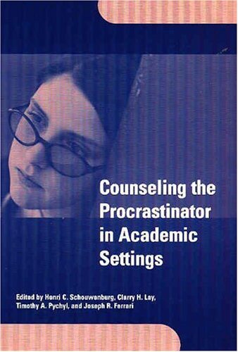 Amazon.com: Counseling the Procrastinator in Academic Settings ...