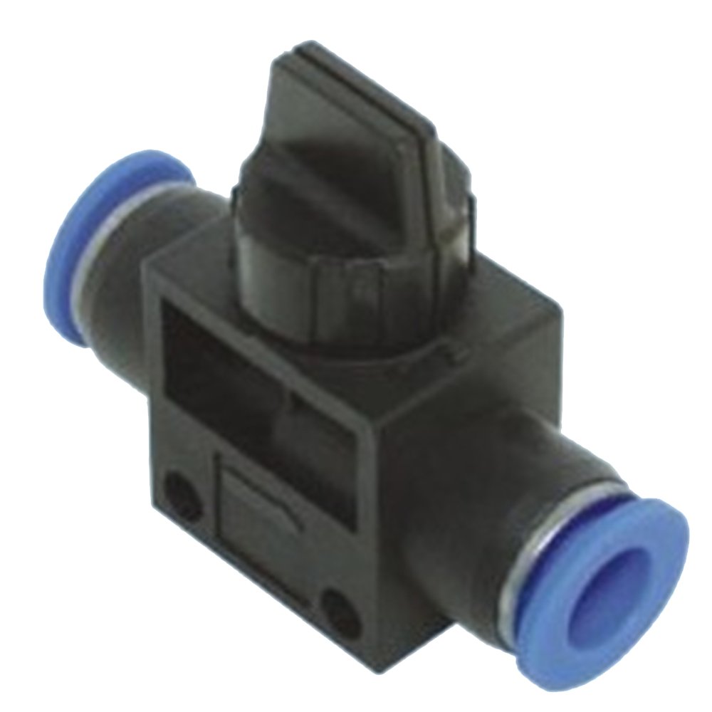 Amazon.com: Legines 4mm Push to Connect 3 Way Hand Valve Union Fitting ...