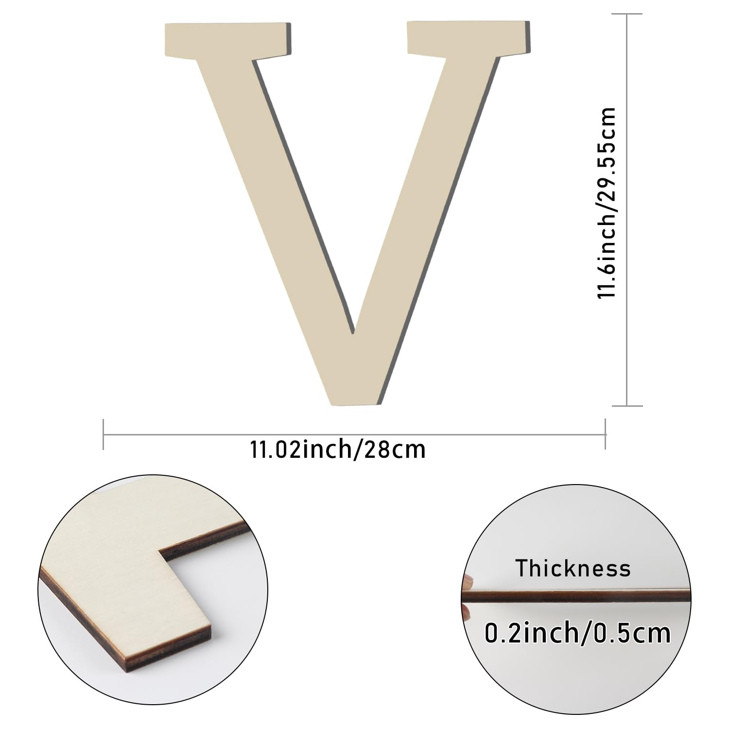Snapklik.com : Wooden Letters For Wall Decor 12 Inch Large Wooden ...