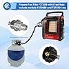 Amazon.com: Propane Fuel Filter F273699 with 6FT Propane Hose, for ...