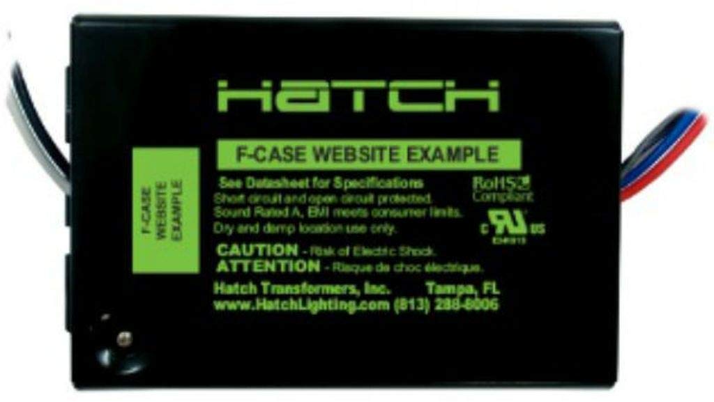 Hatch LED Driver, 120 - 277 volt AC, 24 volt DC, 60 watt, 0.65/0.28 amp ...
