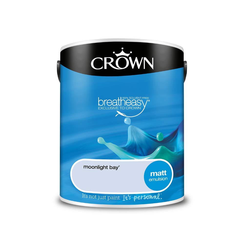 Crown Retail Core Emulsion Matt Moonlight Bay 5 L : Amazon.co.uk: DIY ...