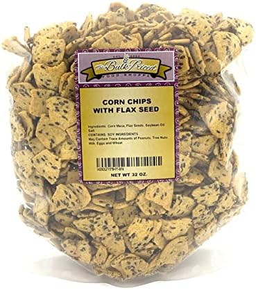 Amazon.com: Corn Chips with Flax Seed, Healthy Snacks, Bulk Size (1 lb ...