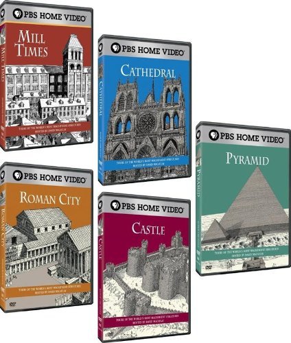Amazon.com: David Macaulay 5 DVD Collection (Roman City, Cathedral ...