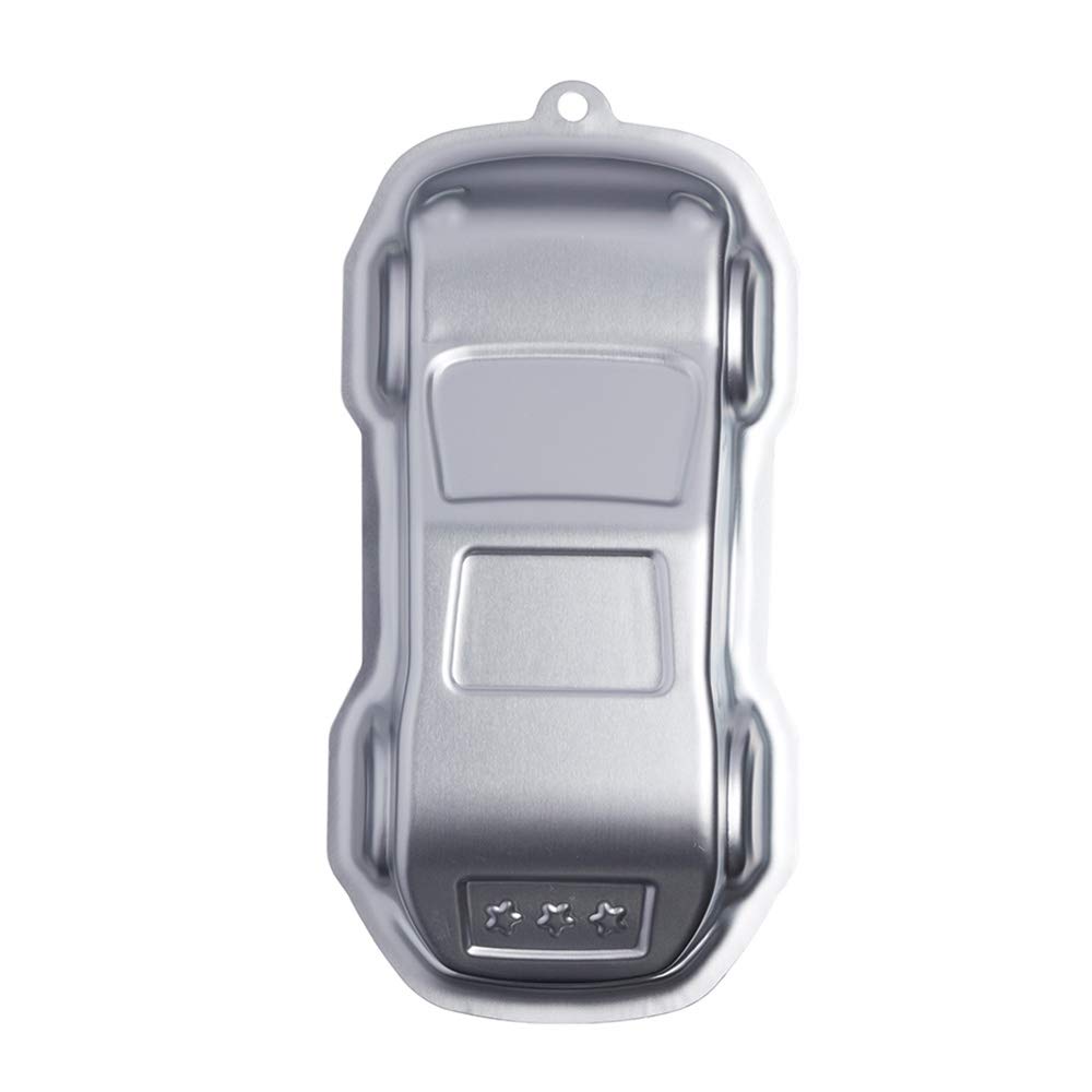 KitchenCraft Novelty Car Cake Mould with Recipe, 29 x 14 cm Anodised ...