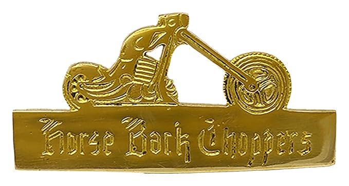 Chopper Gold Front Styling Emblem for All Bikes, 369 : Amazon.in: Car ...