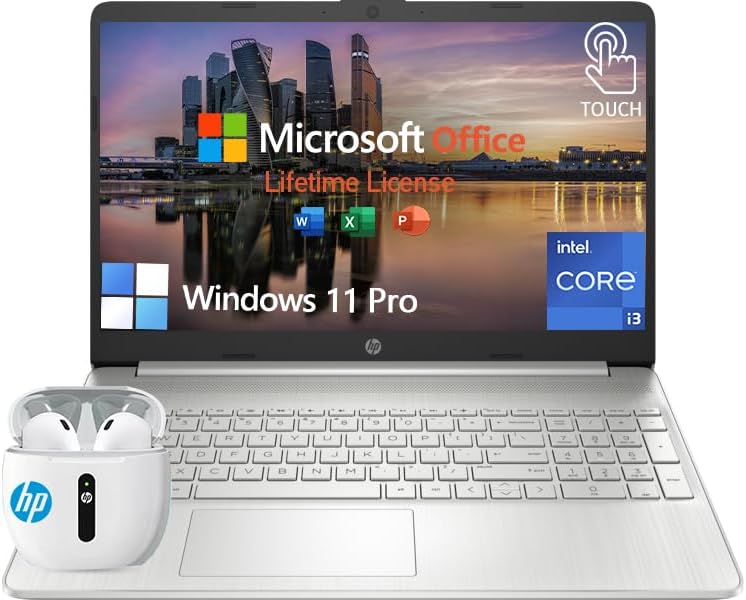 Amazon.com: HP Laptop Touchscreen Computer 15”, 15.6 Laptop Touch ...