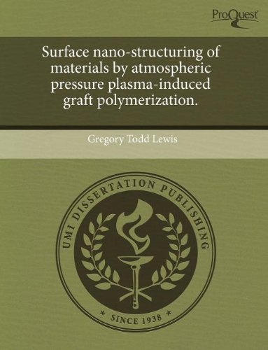 Surface Nano-Structuring of Materials by Atmospheric Pressure Plasma ...