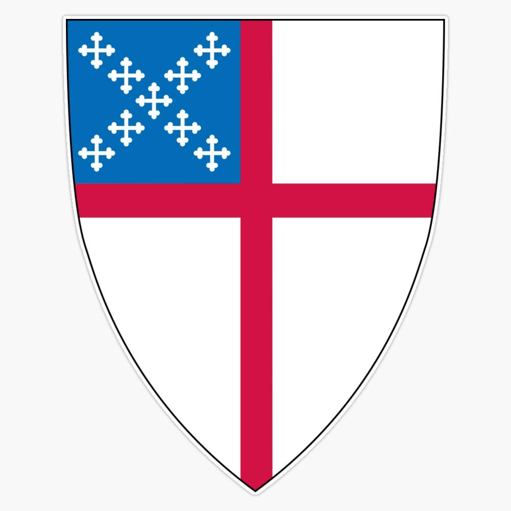 Amazon.com: Generic episcopal flag Sticker Vinyl Bumper Sticker Decal ...