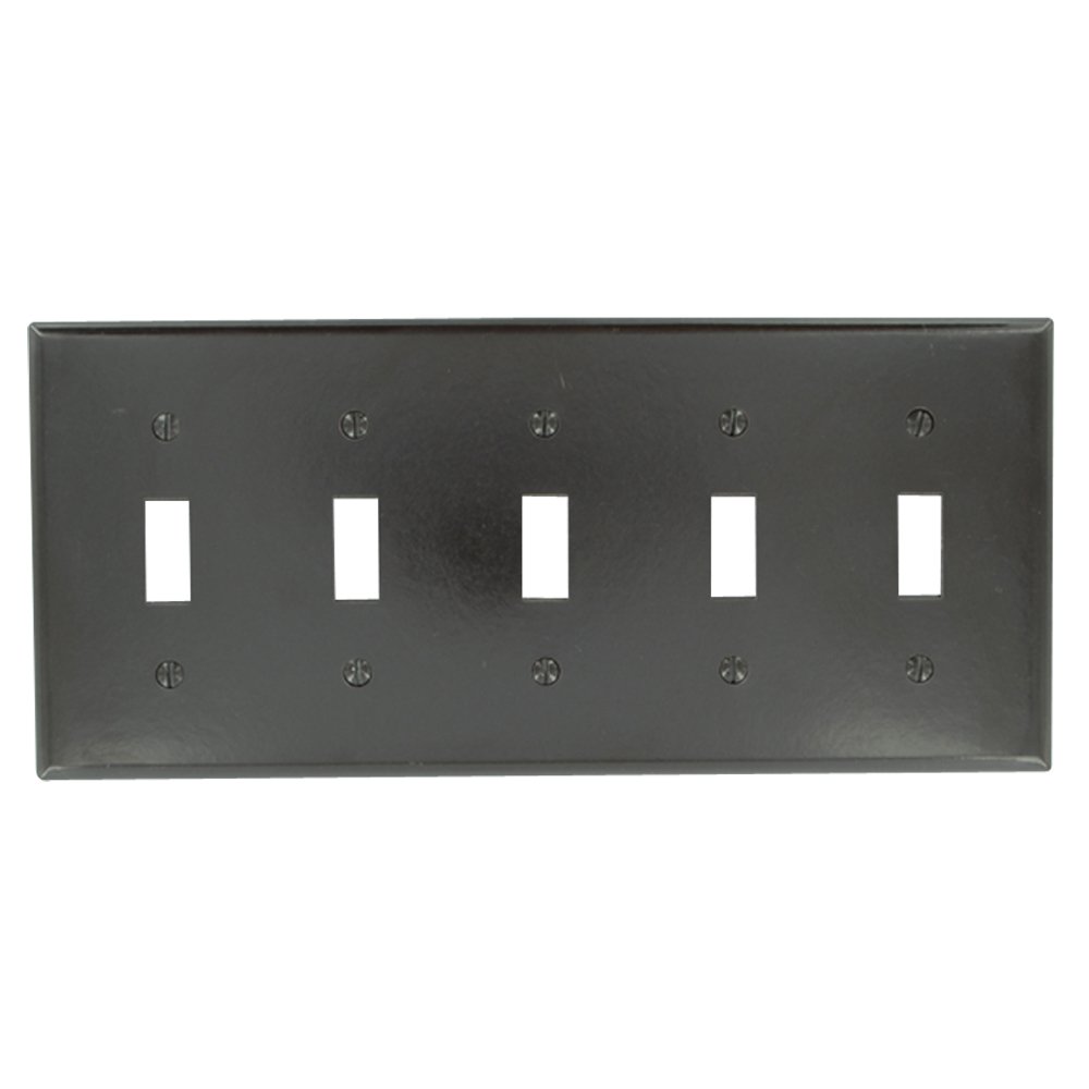 Leviton 85023 BR WP 5G 5TGL - Multi Switch Plates - Amazon.com